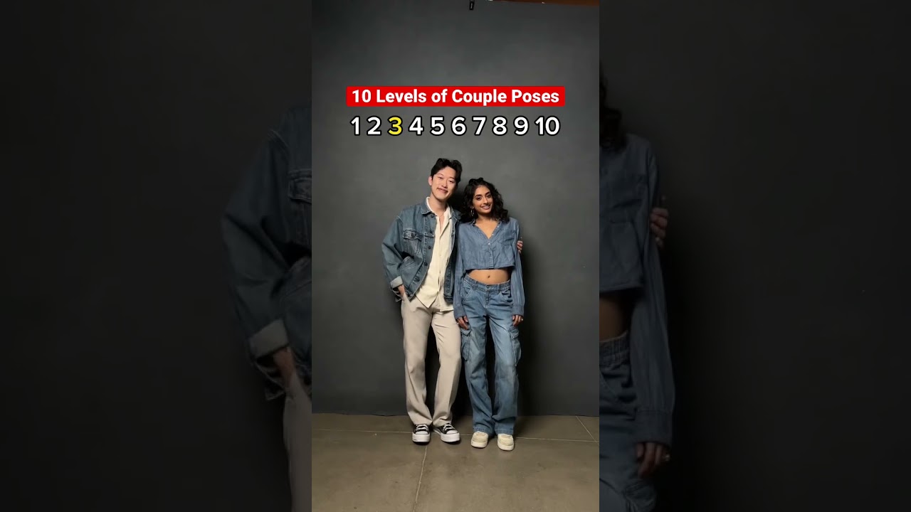 10 different levels of couple poses
