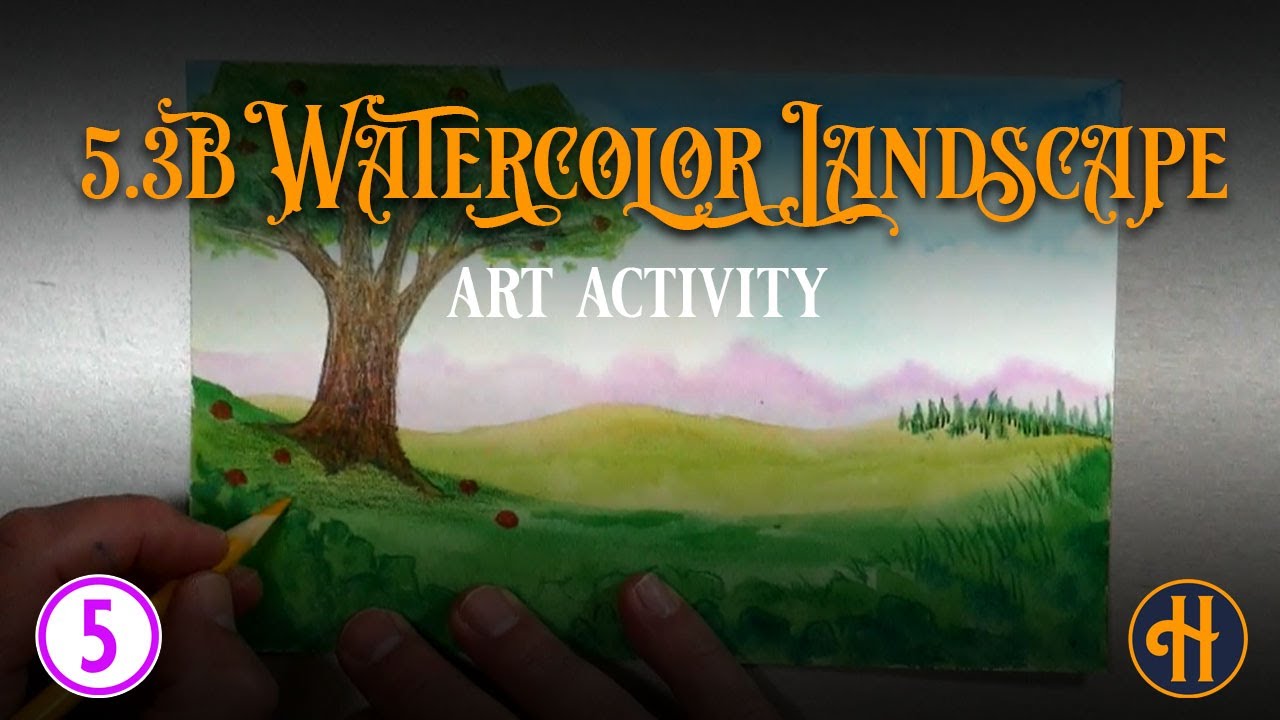 5th Grade Art - 5.3B Watercolor Landscape