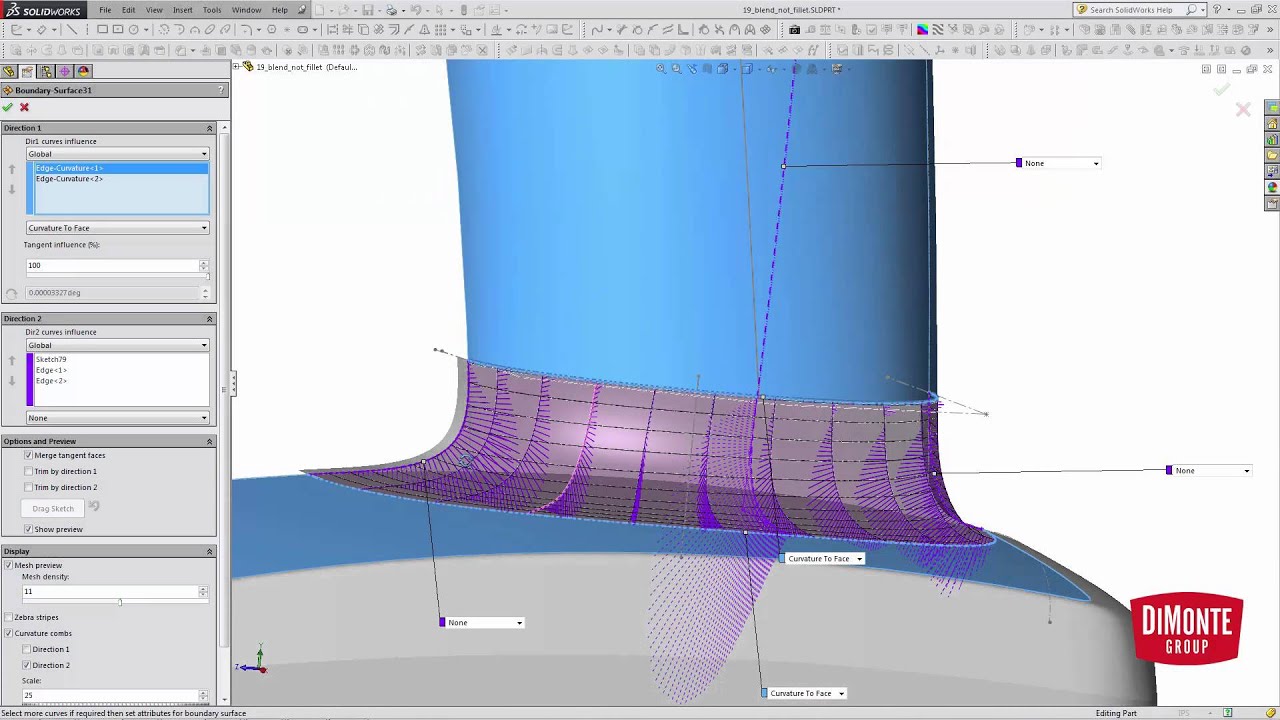 Surfaces & Splines | 15- Blend, Not Fillet