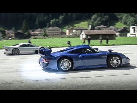 Porsche 911 GT1 vs Mercedes-Benz CLK GTR Drag Race Is a Le Mans Trip to ...