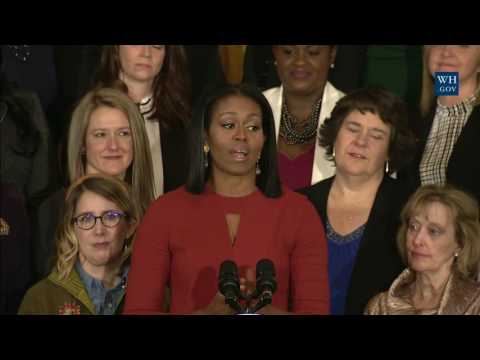 Michelle Obama's Full Final Speech as First Lady - Michelle Obama Last ...