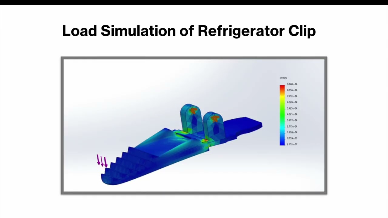 Solidworks modeling of a Refrigerator Clip DFT170 Engineering Graphics Spring 2026