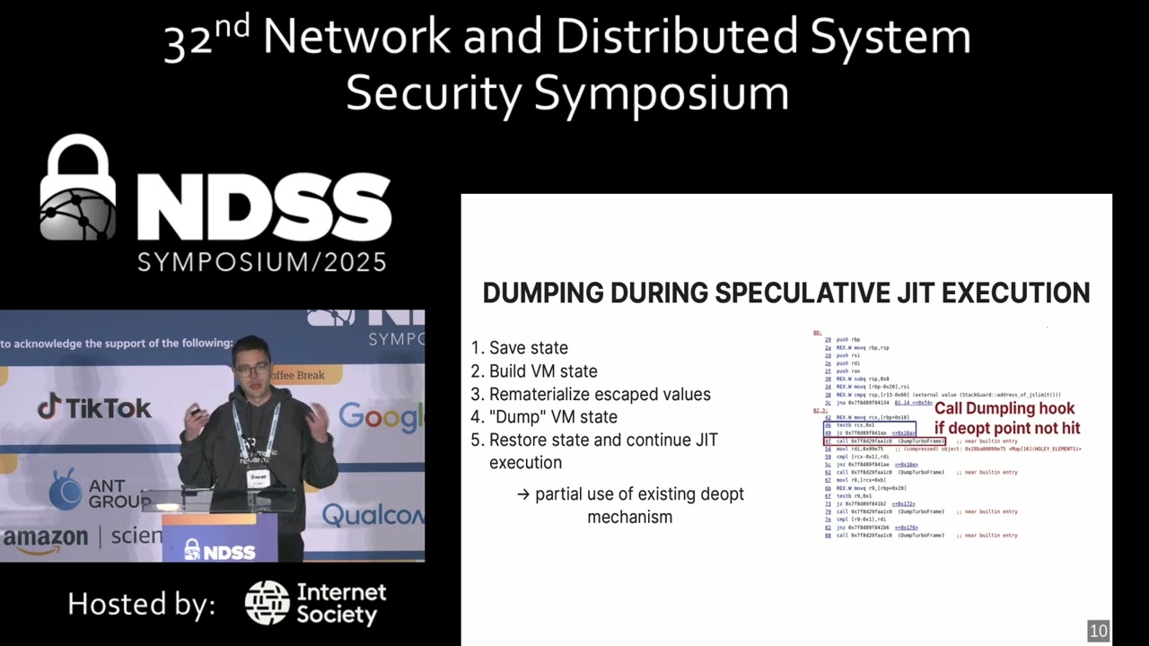 NDSS 2025 - DUMPLING: Fine-grained Differential JavaScript Engine Fuzzing
