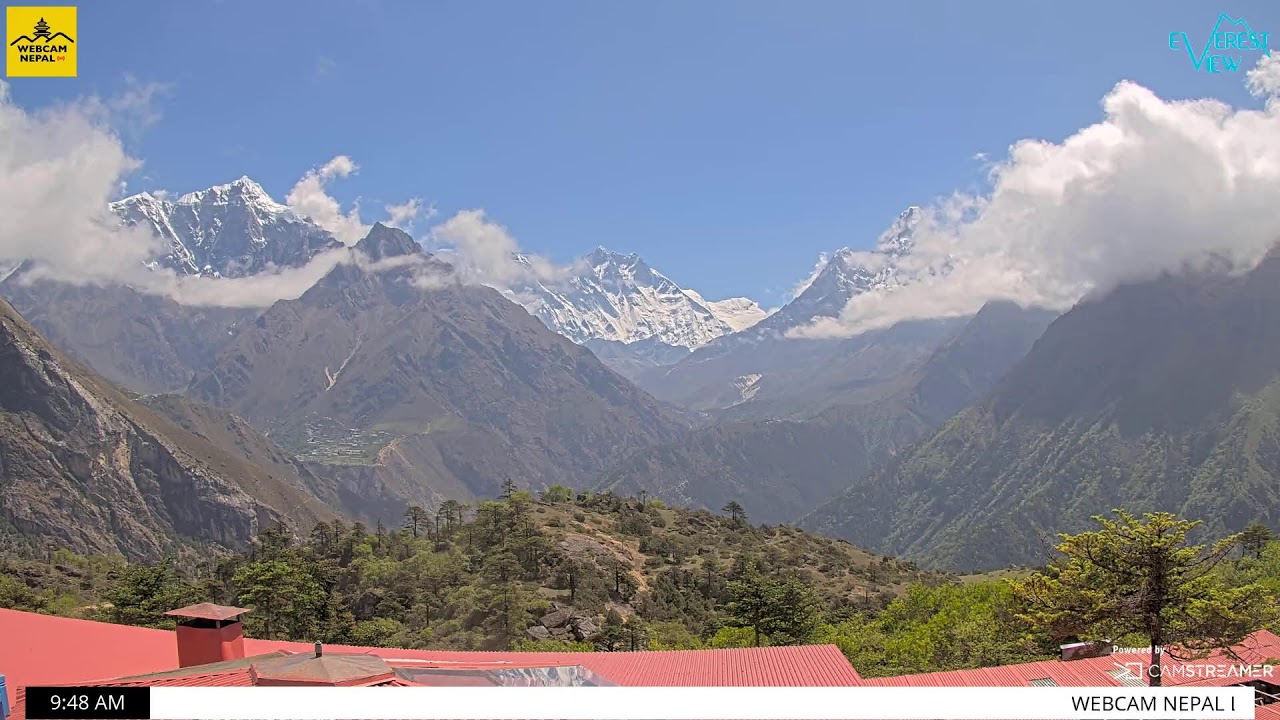 Kongde Ri from Hotel Everest View - Live Webcam | GeoWebcams