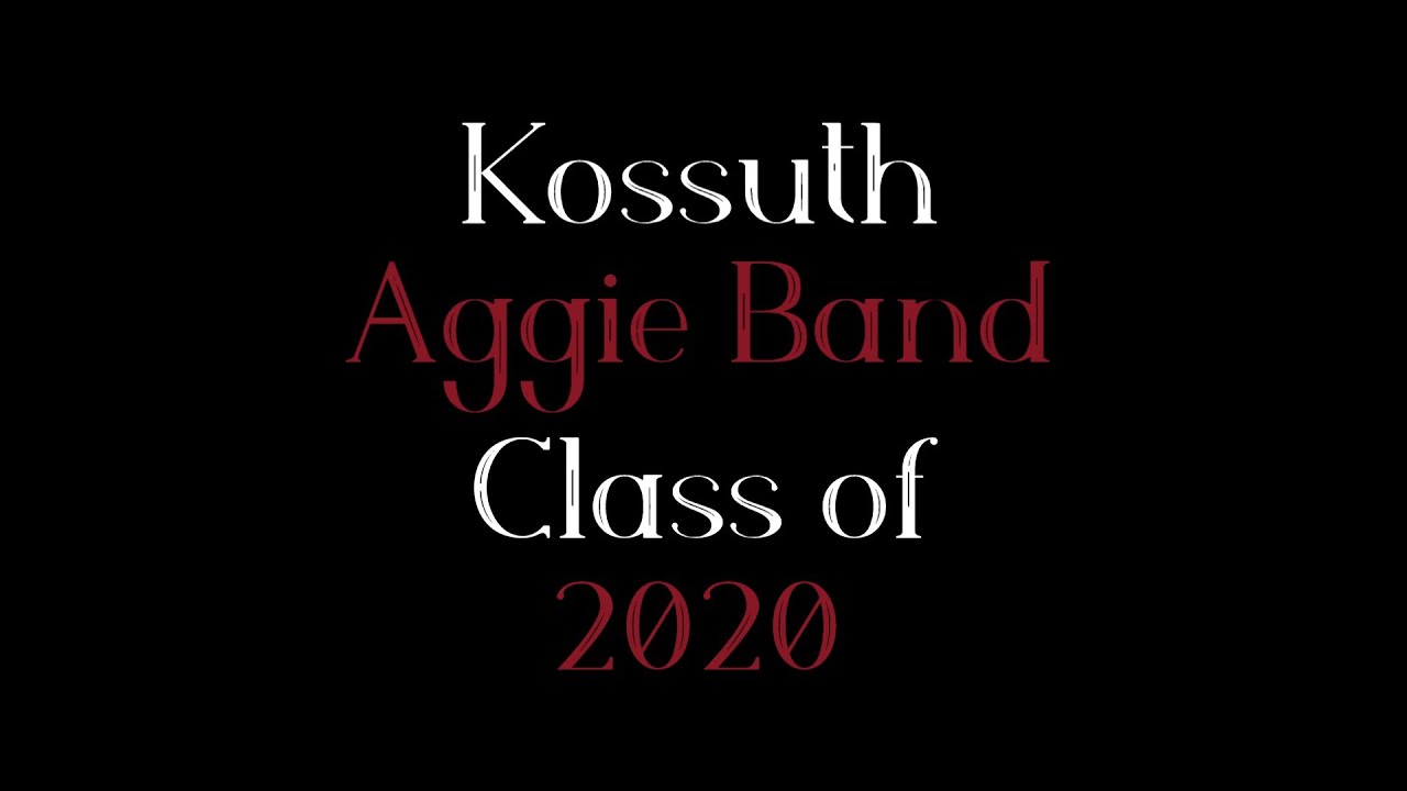 KHS Band Senior Slideshow 2020