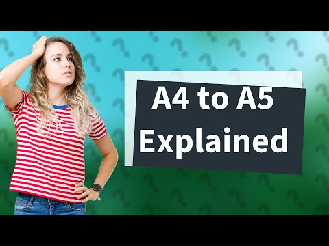 What size is A4 paper in half?