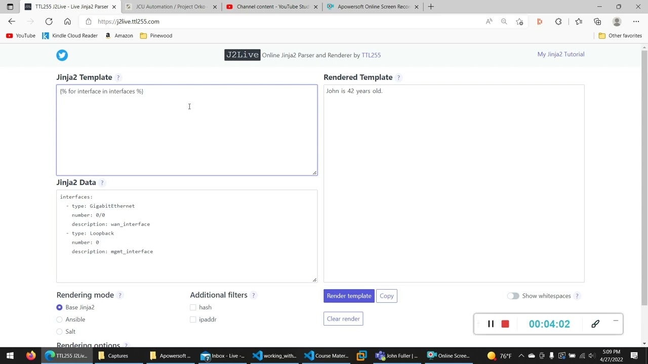 OLD - Jinja Templating Basics
