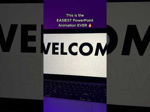 How to make a cinematic intro for your presentations in PowerPoint 🥵 #powerpoint #tutorial