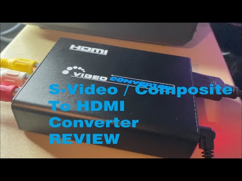 eSynic S-video Composite to HDMI converter / Upscaler tested on an Oric -1, and Atari XL/XE