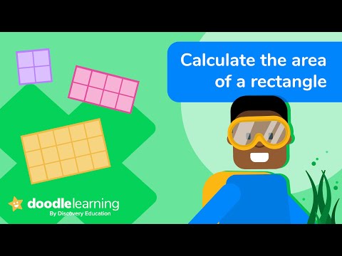 How to find the area of a rectangle | Maths for kids | DoodleLearning