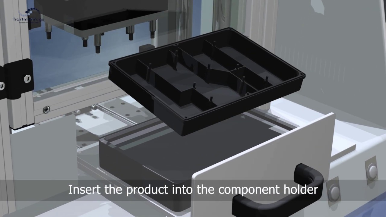 HeatStaking System with sliding table