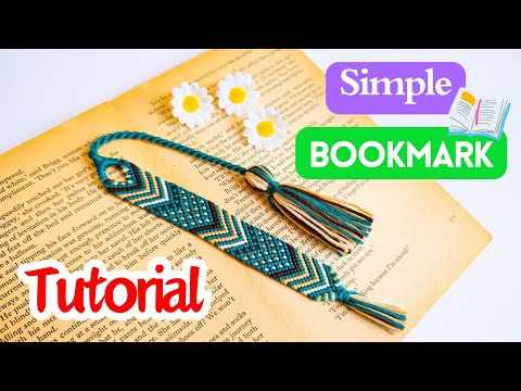 DIY SIMPLE BOOKMARK | EASY TUTORIAL | BRACELETBOOK PATTERN 25162