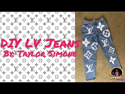 DIY LV Jeans