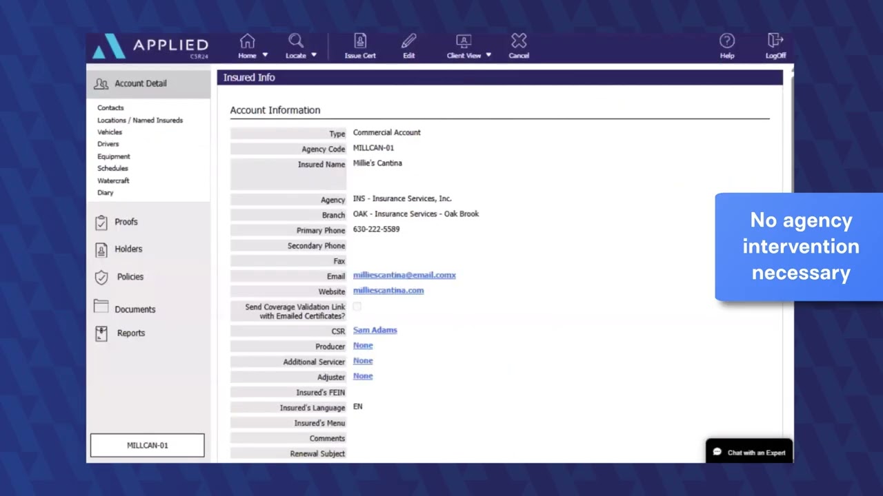 Applied CSR24 Instant Certificate Validation:  a secure, self-service way to verify coverage status