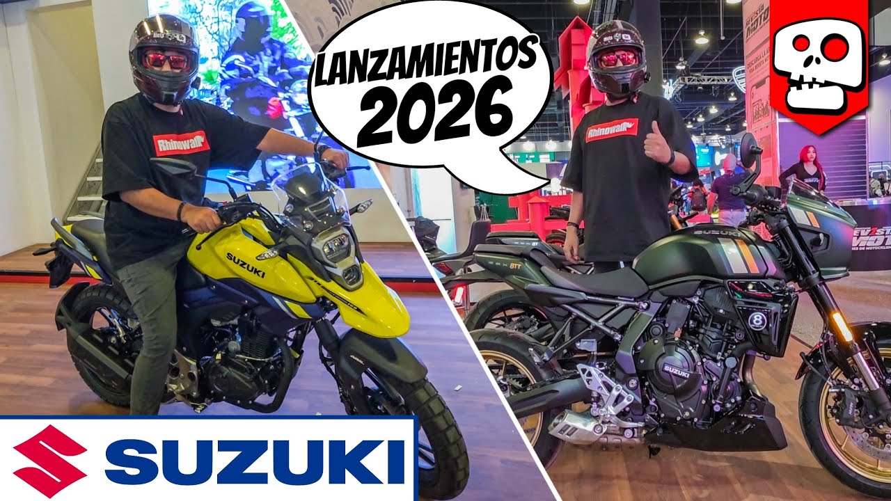 Suzuki V-Strom 160, GSX-8T y GSX-8TT | Expo moto 2025 | Alets Go