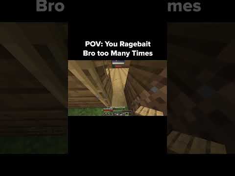 Minecraft Ragebait Moment
