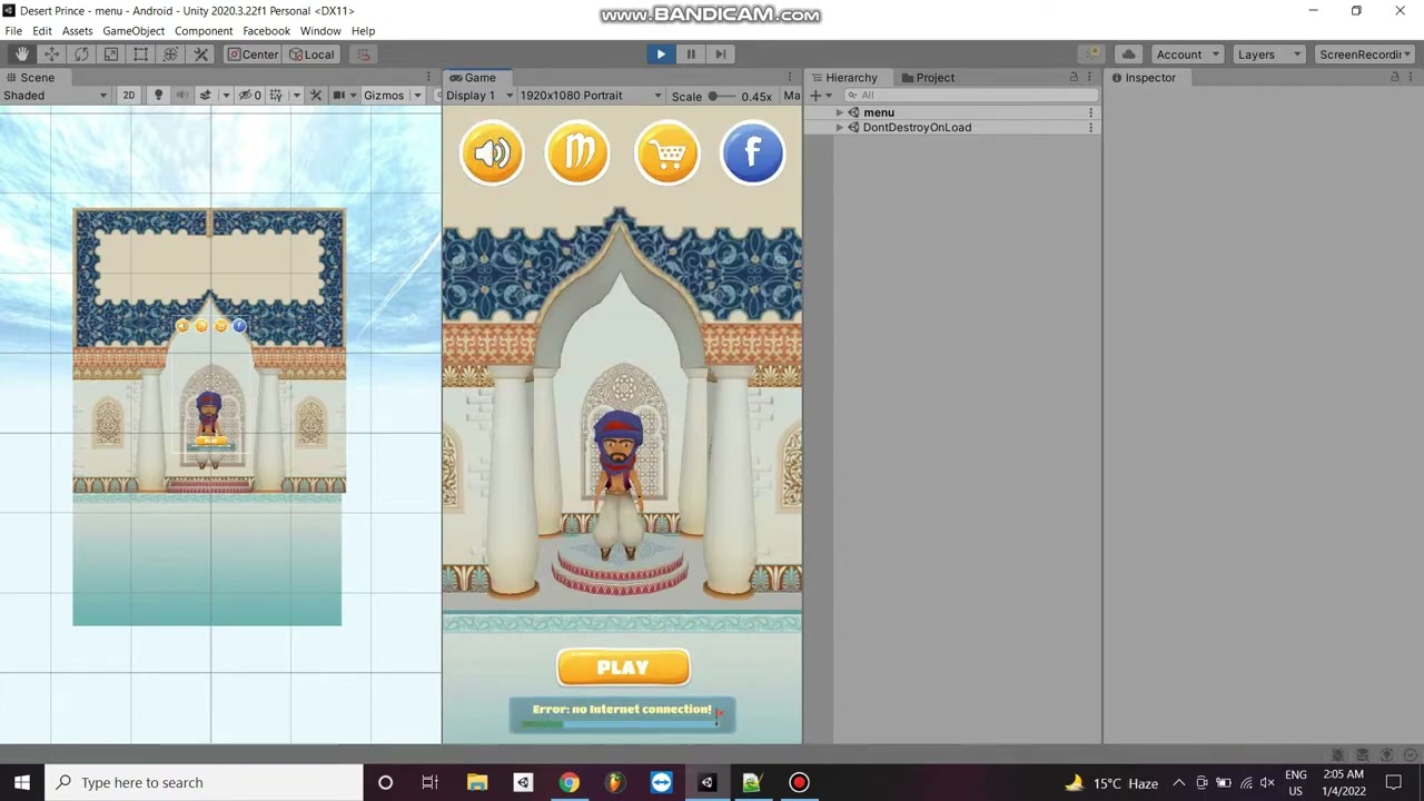 Desert Prince Runner Unity Game Source Code #unity #unity3d #unitydev #unitydeveloper #sourcecode