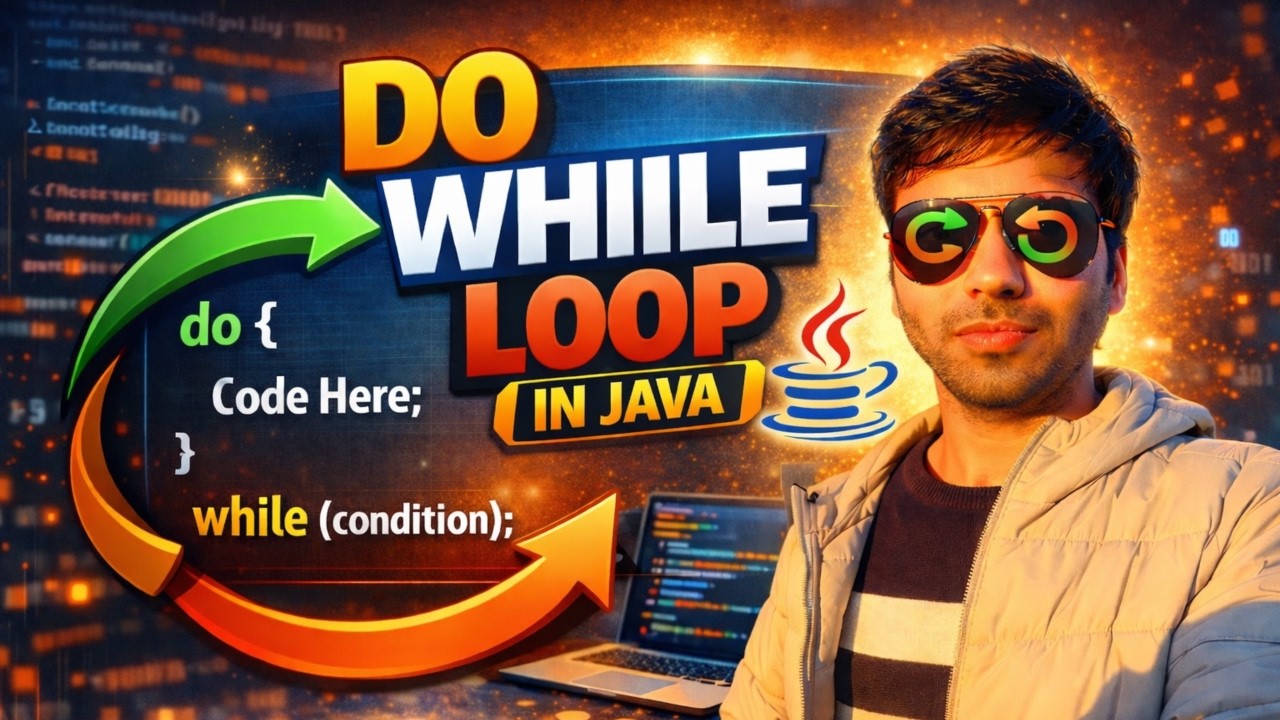 Do While Loop in Java | E.10 | Hindi | Java Loops Tutorial for Beginners & Placements