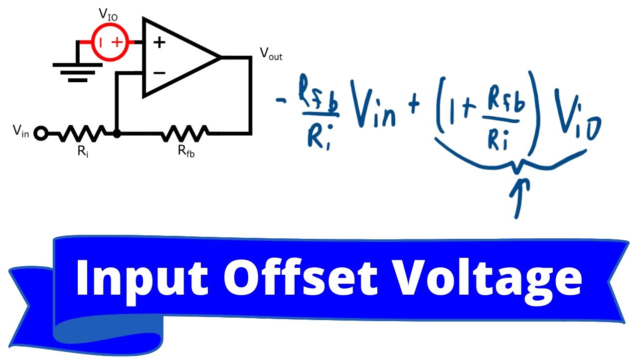 Non-Ideal Op Amps: Input Offset Voltage