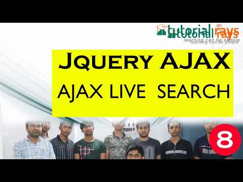 Learn 8 jquery ajax live search | Jquery Ajax Google Like Search | Ajax Tutorials | - Mind Luster