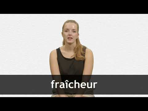 English Translation of “FRAÎCHEUR” | Collins French-English Dictionary