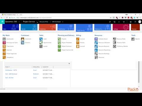 Learn Deep Dive Microsoft Dynamics 365 for Project Service Automation Project Planning| packtpub ...