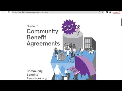 Tutorial Video – Community Benefit Resources
