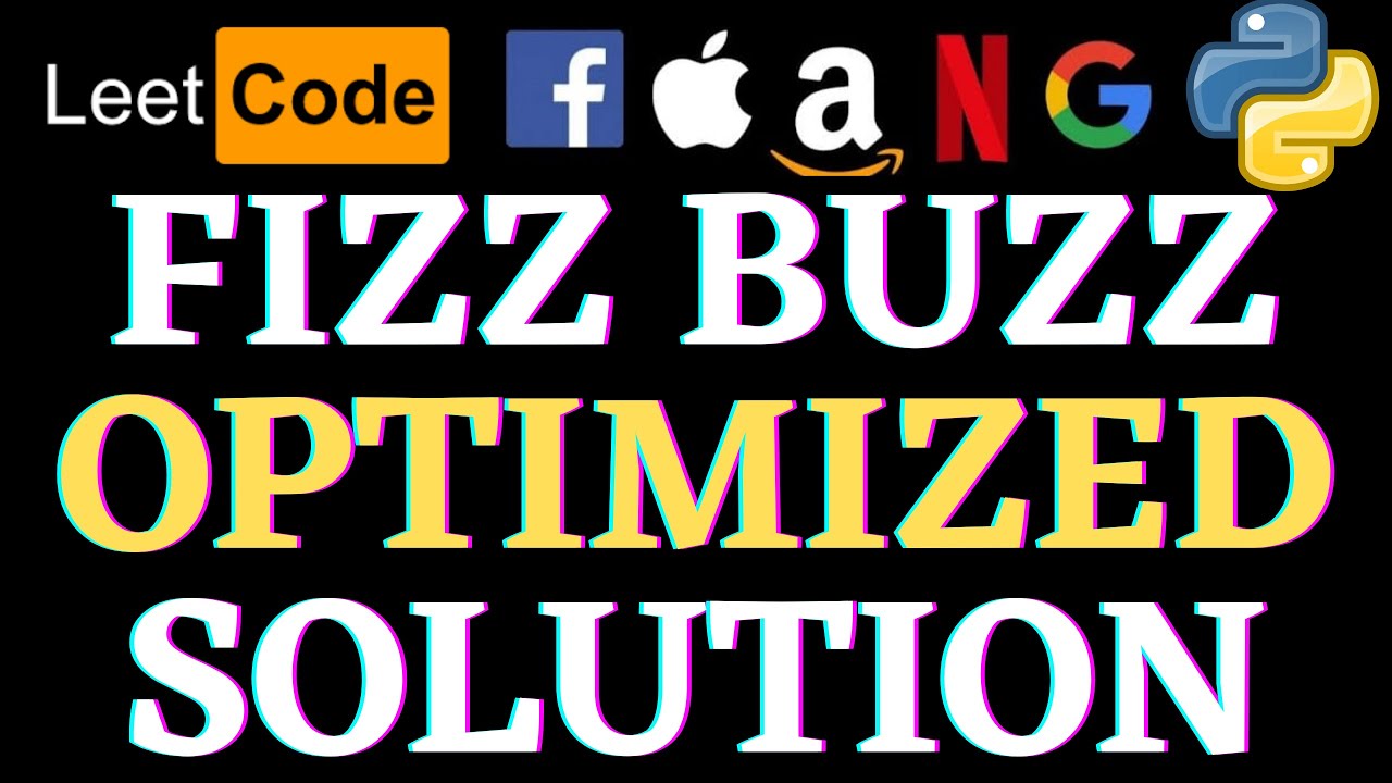 Fizz Buzz | Leetcode Python Solution | Python