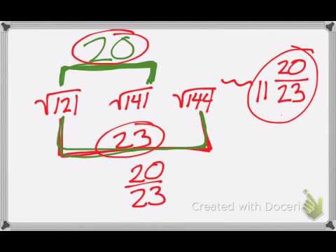 estimating square roots to the nearest hundredth