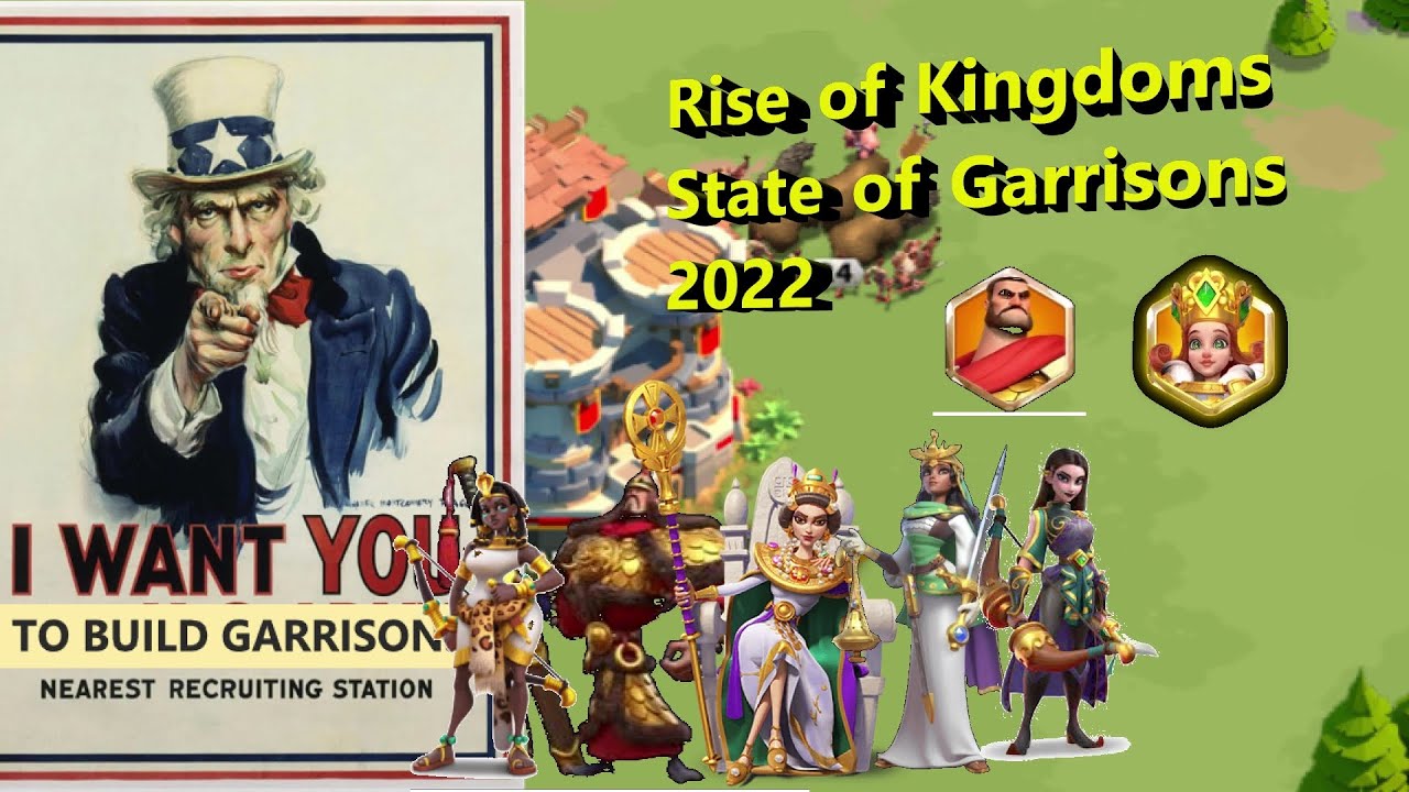 Should YOU Build a Garrison in Rise of Kingdoms? Garrison Commanders Overview #strategyliveshere