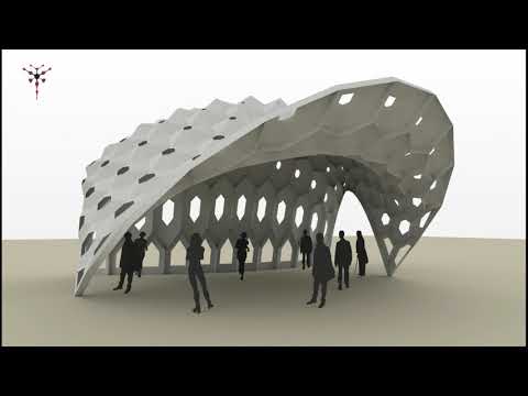 Hex pavilion - a free sun responsive parametric definition (performance-based design)