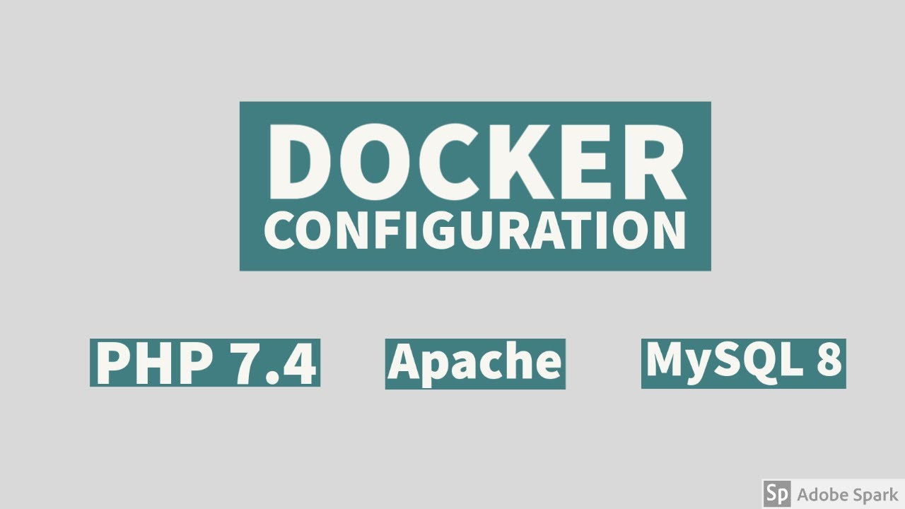 Docker setup for Apache, PHP 7.4, MySQL 8 and phpMyadmin