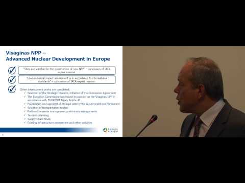 Nuclear reality and status of plans for new build in Lithuania - Visaginas Nuclear Power Plant