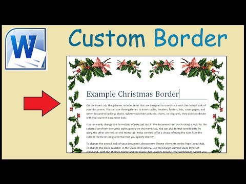 How to create your own custom border in Word