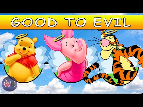Winnie The Pooh Characters: Good to Evil 🍯