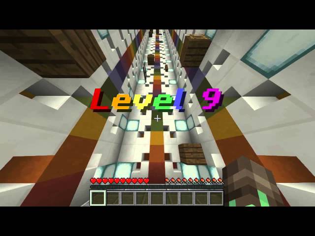 Jump Boost Madness! - 9 Levels of Jump Boost Parkour Minecraft Map
