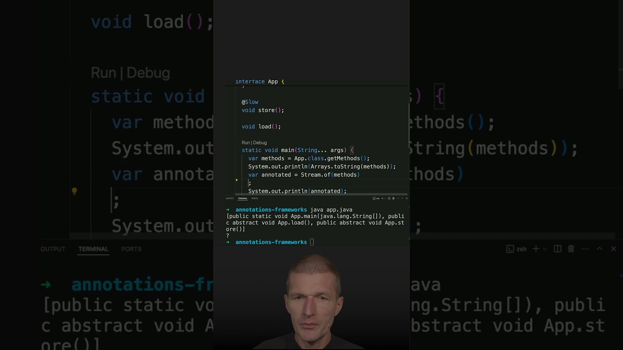 How To Find Annotated Methods #java #shorts #coding #airhacks