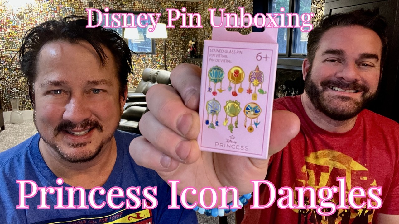 Disney Princess Icon Dangle Pin Unboxing #disney #disneypins #pinunboxing #princess #unboxing #pins