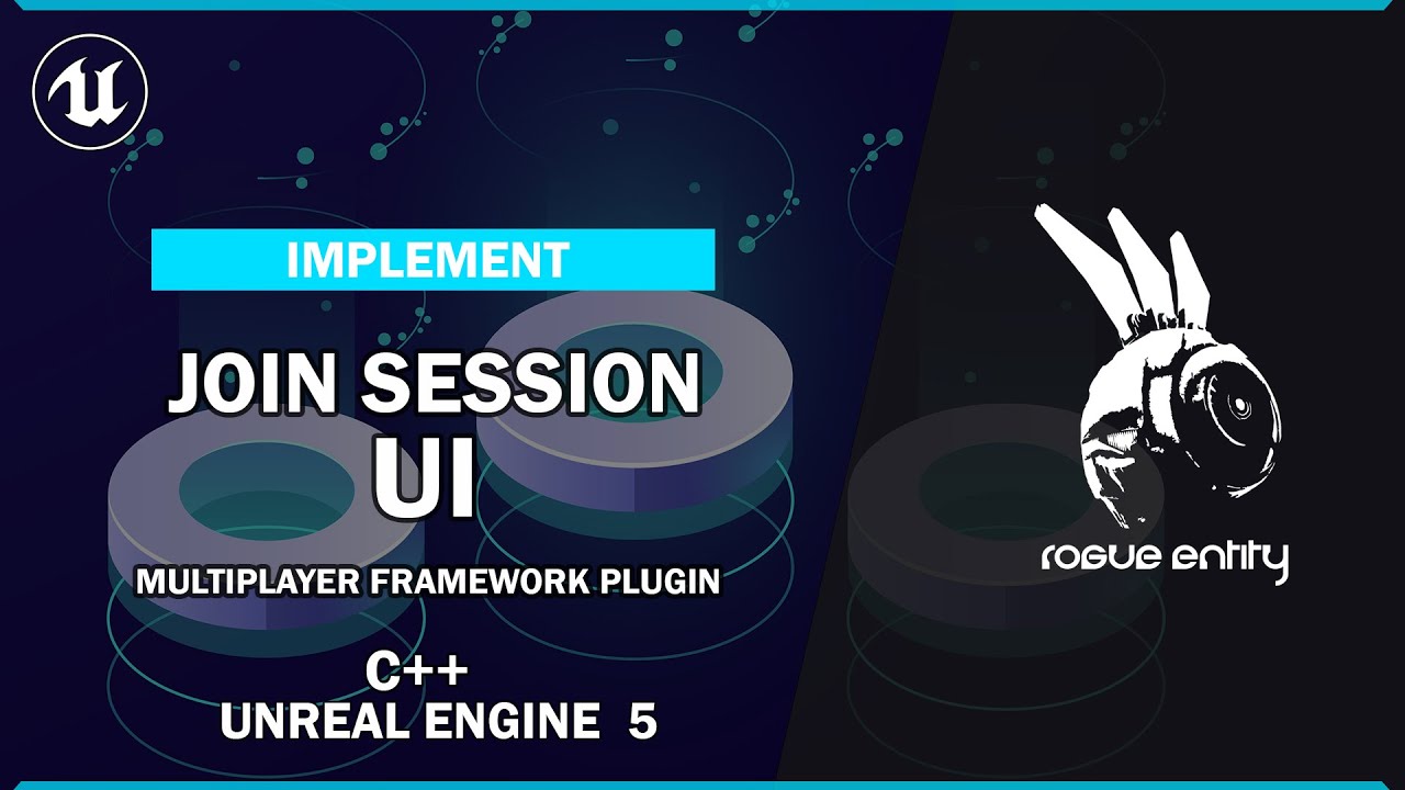 Implement Join Session UI for Multiplayer Framework Plugin in Unreal Engine 5