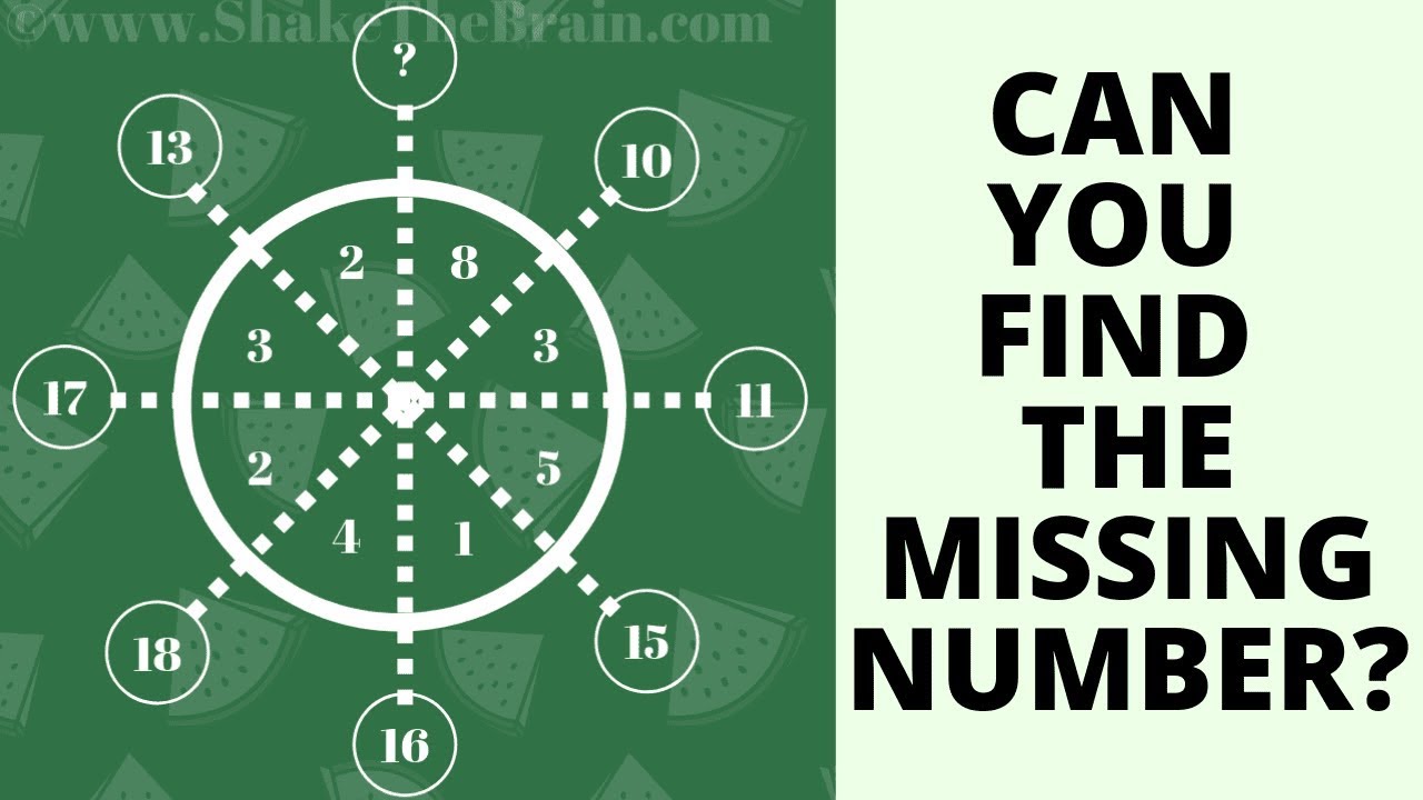 Missing #Number #Circle #Puzzles with Answers