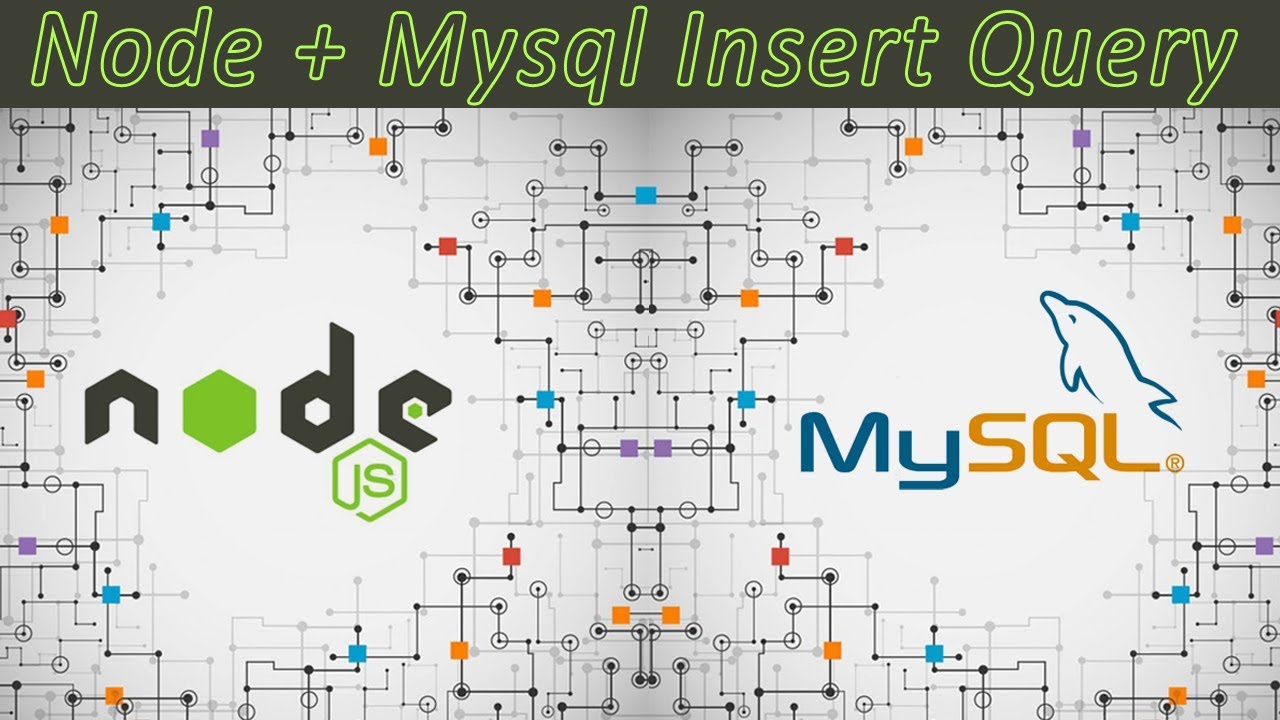 HOW TO RUN INSERT QUERY WITH NODE.js MYSQL INSERT DATA IN MYSQL DATABASE WITH NODE.js