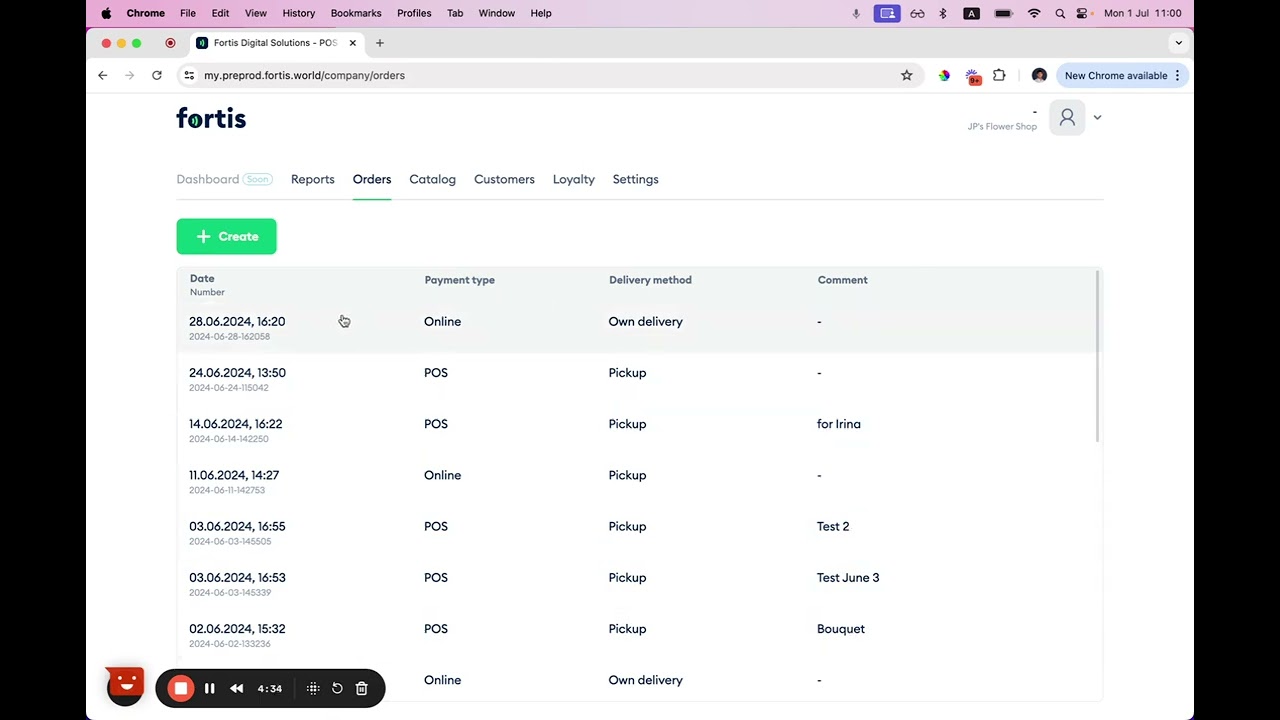 Fortis Demo   The Back Office