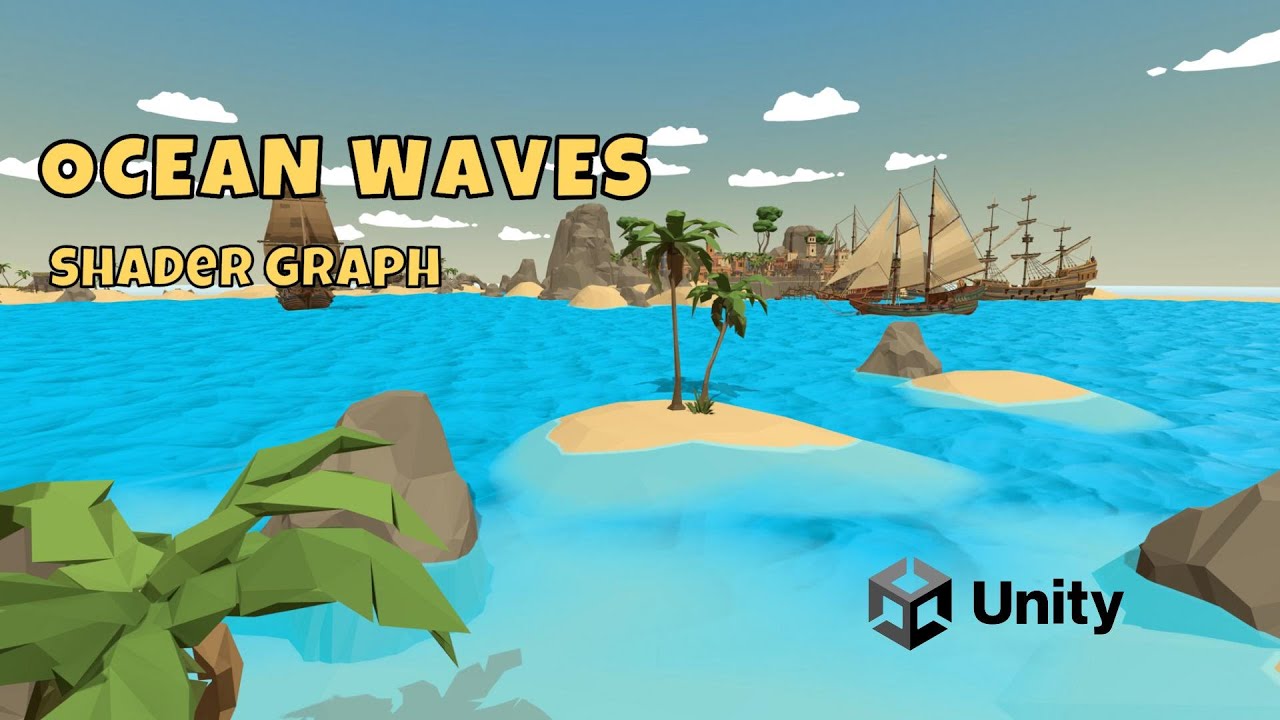 Realistic Ocean Water in Unity | Shader Graph Waves Tutorial