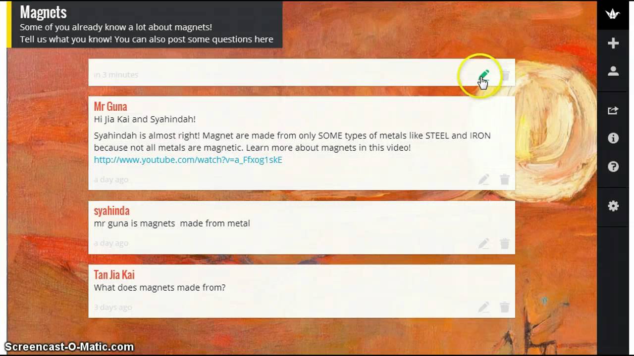 How to post in Padlets