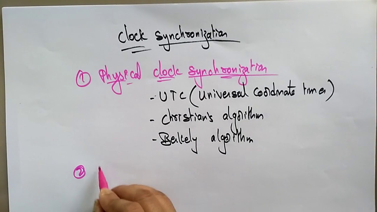 Clock Synchronisation | Different Types | Distributed Systems | Lec-50 | Bhanu Priya