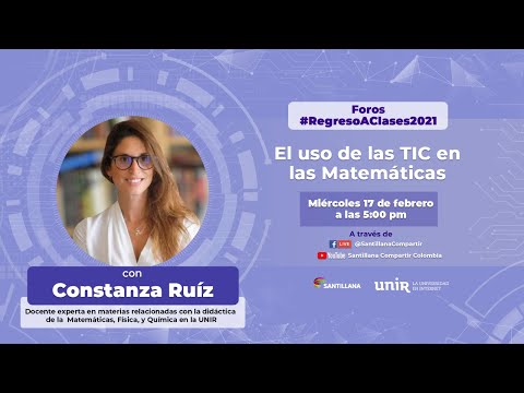 #ForoVirtualSantillana&UNIR "El uso de las TIC en las Matemática"