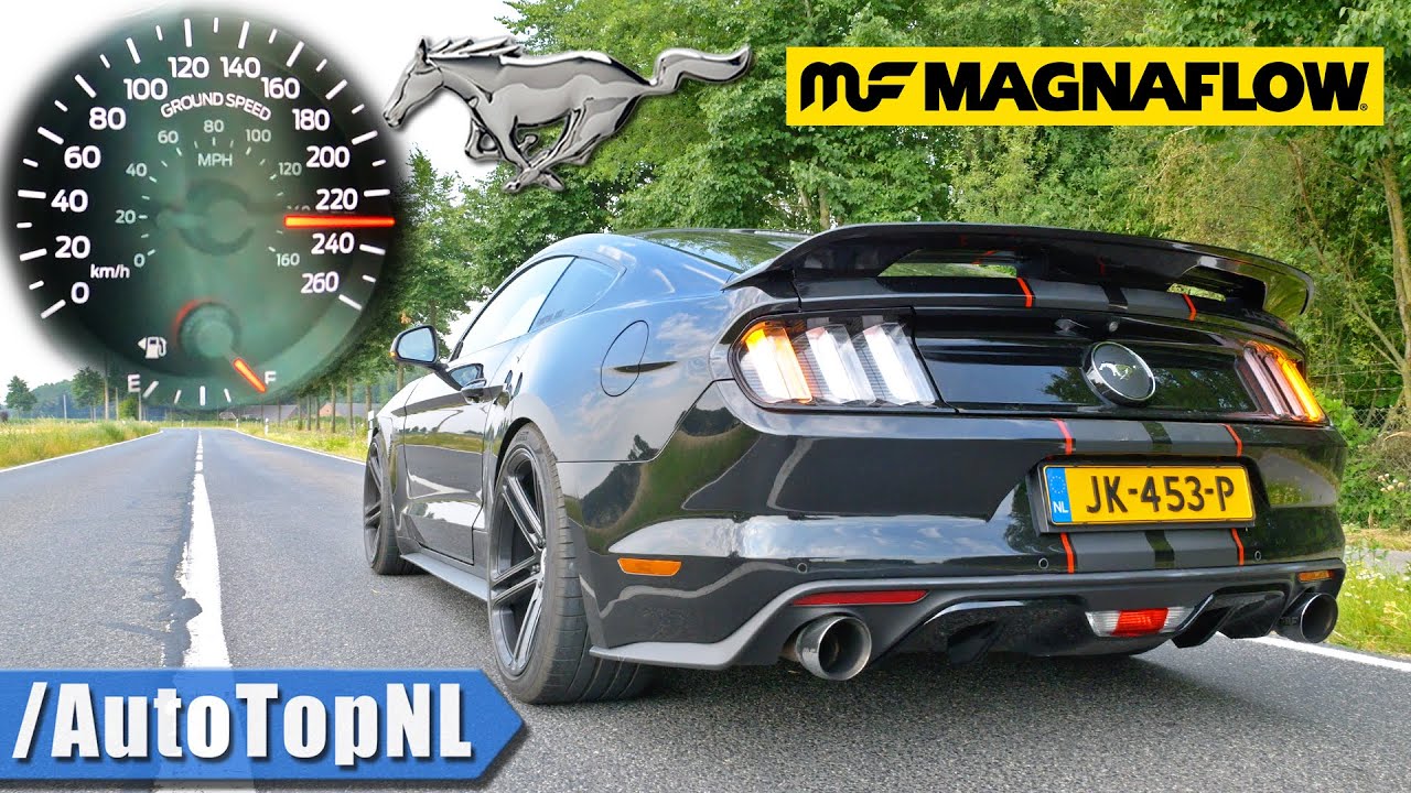 Tuned Ford Mustang EcoBoost Goes for a Top Speed Run on the Autobahn ...