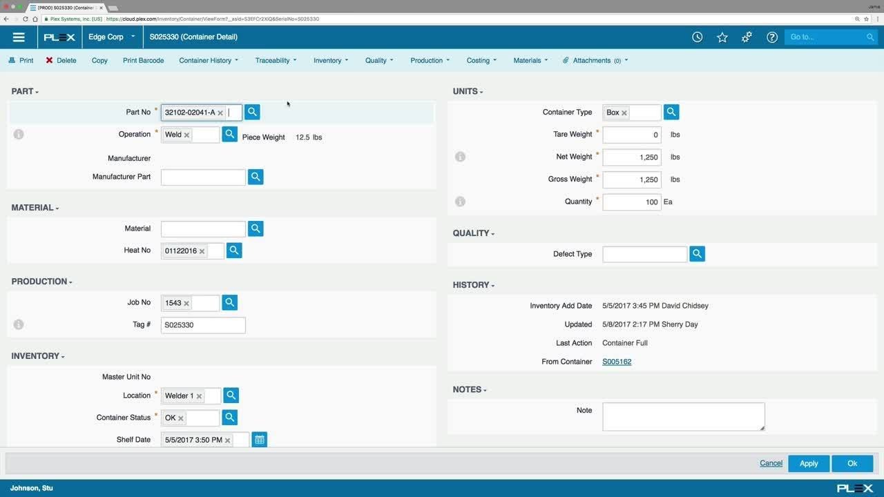 Plex Inventory Management Solutions: Real-Time Inventory Management