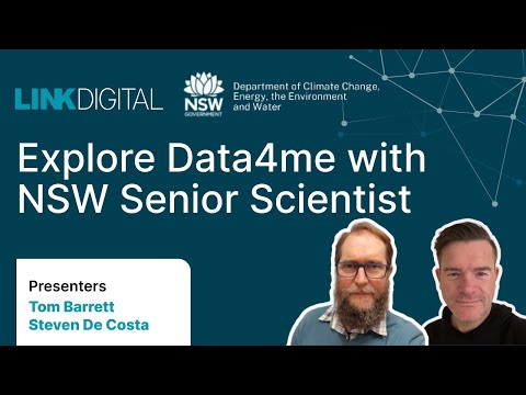 Exploring Data4me with NSW's Senior Scientist, Tom Barrett