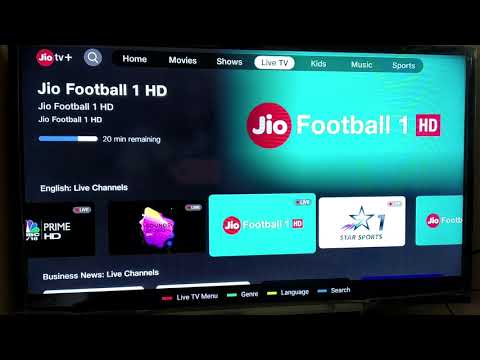 English Live TV channels on Jio Fiber with Plan Rs 999 as on 25th July 2021